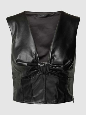 Guess Crop Top mit Raffung Modell BRENDA