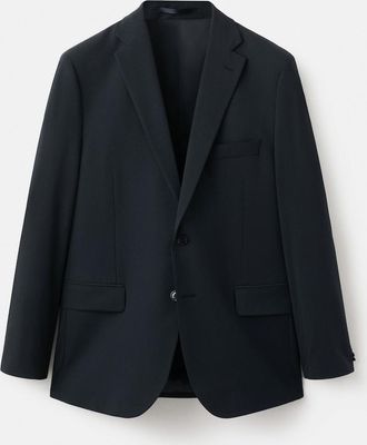 Mango Veste de costume London regular-fit bleu marine - Homme - 46 - MANGO MAN