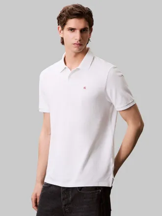Calvin Klein Jeans Poloshirt SS CASUAL PIQUE CLASSIC POLO Mit Rundhalsausschnitt