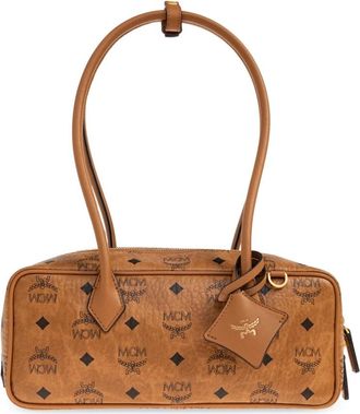 MCM Mcm, Femme, Sacs, Brun, Taille: ONE Size Aren Small Shoulder Bag