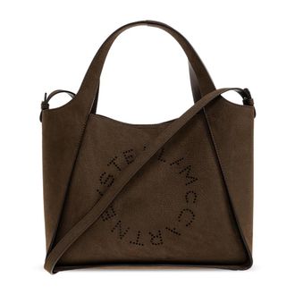 Stella McCartney Logo Crossbody Tote Bag - - Bags - Damen - Braun - ONE SIZE
