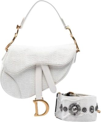 Dior Sac Bandouli&egrave;re dOccasion - Femme - Pre-owned - Blanc - Taille: ONE Size