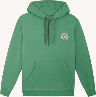 Faguo Sweat à capuche vert coton - DIRAC