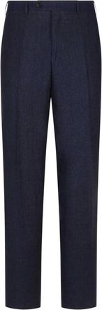 Canali Homme, Pantalons, Bleu, Taille: XL Pantalon de Costume