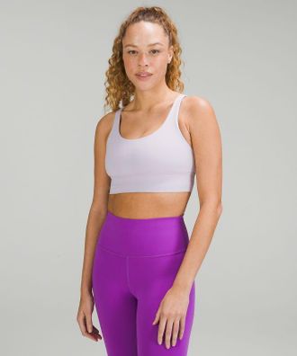 lululemon Soutien-gorge Energy Long pour Femmes - Violet - Taille 12