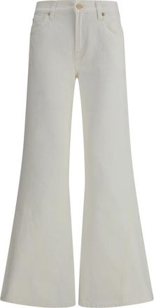 7 For All Mankind Twisted Seam Spencer Flare - - Jeans - Damen - Wei&szlig; - W27