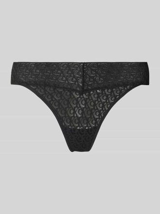 Calvin Klein Underwear String mit Spitzenbesatz