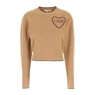 Chlo&eacute; Damen, Strickwaren, Braun, MGr&ouml;&szlig;e