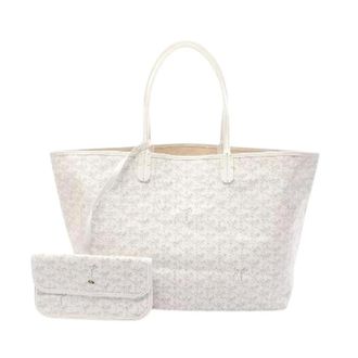 Goyard Pre-owned Saint Louis PVC Coated Canvas Leather Tote Bag - - Pre-owned - Damen - Wei&szlig; - ONE SIZE
