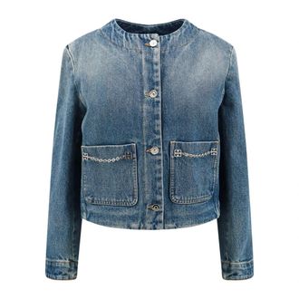 Givenchy Crew-neck Jacke - - Jackets - Damen - Blau - M