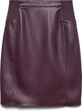 Vero Moda Vmbuttersia Hw Coated Skirt Noos