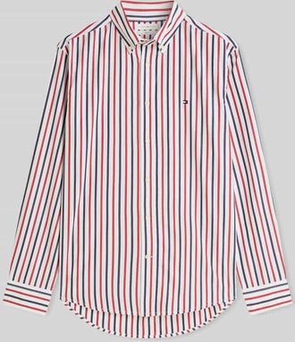 Tommy Hilfiger Regular Fit Freizeithemd aus reiner Baumwolle