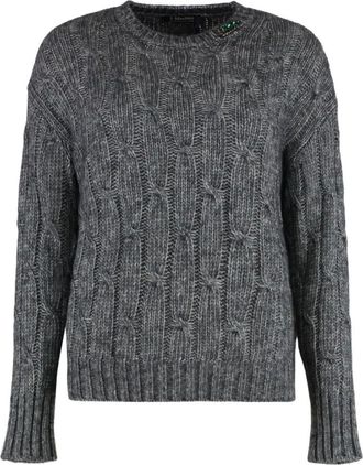 Max Mara Damen, Strickwaren, Grau, XSGr&ouml;&szlig;e