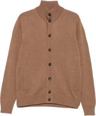 Zanone Homme, Pulls, Brun, Taille: XL Chioto Cardigan