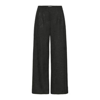 Ichi Kate Lange- Weite Hose - - Trousers - Damen - Schwarzk - 2XL