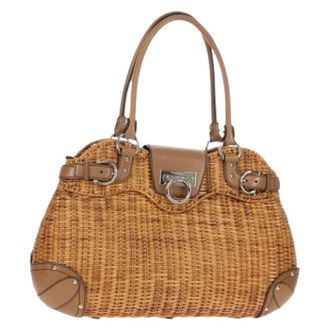 Ferragamo Sac &agrave; main Pre-owned - Femme - Pre-owned - Brun - Taille: ONE Size