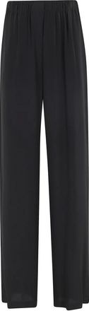 Federica Tosi Femme, Pantalons, Noir, Taille: 34 FR Pantalone fluido Crepe de Chine