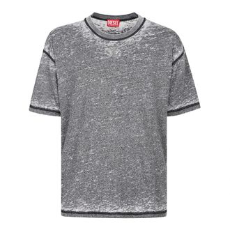 Diesel Homme, Tops, Gris, Taille: S T-Shirt Style Tendance