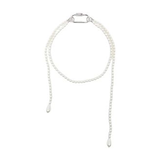 Simone Rocha Femme, Accessoires, Blanc, Taille: ONE Size Fragment Carabiner Necklace