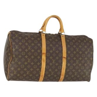 Louis Vuitton Pre-owned Canvas Weekend Bag - - Pre-owned - Damen - Braun - ONE SIZE