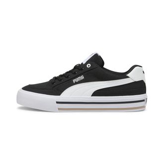 Puma Sneakers Court Classic Vulcanised Formstrip Unisexe, Chaussures, Noir, 40.5