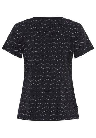 Ragwear Kurzarmshirt MINTTA ZIG ZAG O mit Logoschriftzug