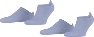 Esprit Damen Active Basic 2-Pack W SN Baumwolle kurz einfarbig 2 Paar Sneakersocken, Blickdicht, Mehrfarbig (Sortiment 0050), 39-42 (2er Pack)