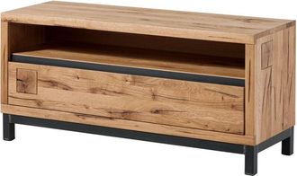 Massivmoebel24 TV-Board Wildeiche 120x40x56 natur geölt villanders 112