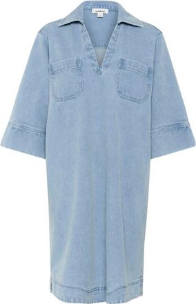 Soaked In Luxury Femme, Robes, Bleu, Taille: 44 FR Robe Décontractée en Denim Bleu Clair
