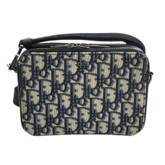 Dior Pre-owned Oblique Jacquard Umh&auml;ngetasche - - Pre-owned - Herren - Beige - ONE SIZE