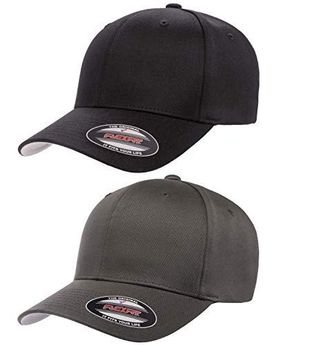 Flexfit Casquette de baseball ajustée pour homme - noir - XX-Large