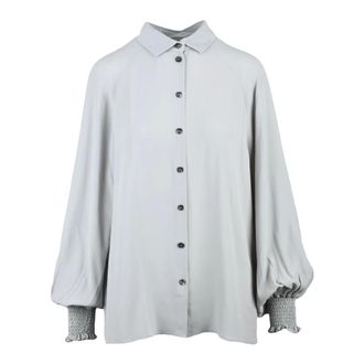 Eleventy Femme, Blouses et Chemises, Gris, Taille: 42 FR Chemises