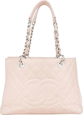 Chanel Crossbody Bags - Chanel Rose Quilted Caviar Leather Palladium CC Sh - Gr. unisize - in Bunt - f&uuml;r Damen