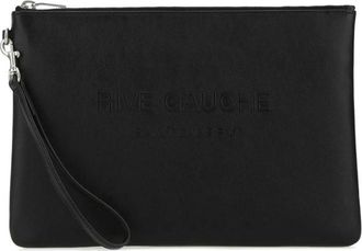 Saint Laurent Rive Gauche Clutch - Schwarz