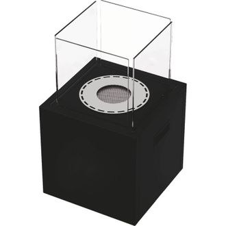 Kratki Bioethanol Kamin Freistehend TOWER MINI schwarz