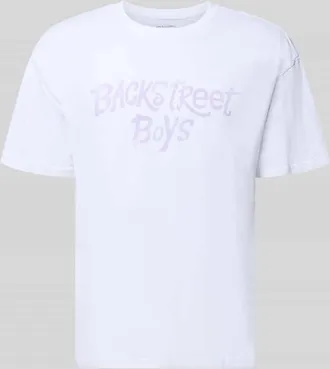 Mister Tee Regular Fit T-Shirt aus reiner Baumwolle Modell Backstreet Boys