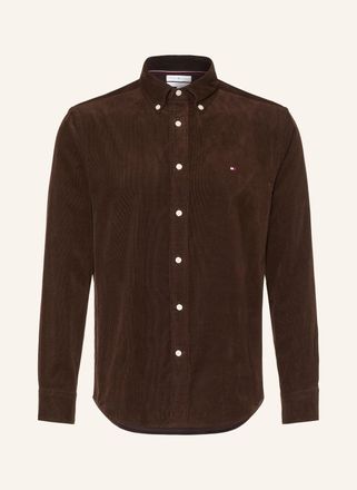 Tommy Hilfiger Cordhemd Regular Fit braun