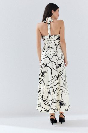 Next Midikleid Festliches Neckholder-Midikleid (1-tlg)