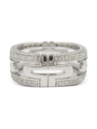 Bulgari bague Parenthood en or blanc 18ct à diamant - Argent