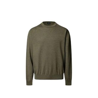 Fa&ccedil;onnable Pull droit col rond en laine