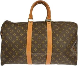 Louis Vuitton unisex, Pre-owned, Brun, Taille: ONE Size Sac week-end en toile Pre-owned