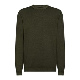 Sun 68 Sweater vintage l/s - - Knitwear - Herren - Gr&uuml;n - S