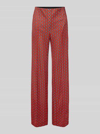 Marc Cain Hose im Allover-Look mit elastischem Bund