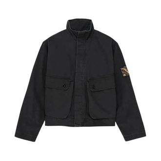 Deus Oversized Canvas-Jacke - - Jackets - Herren - Schwarzk - XL
