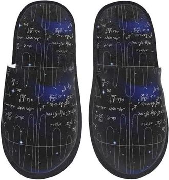 Generic Chaussons Femme Homme Impression Scientifique Mathematica Chaussons Femme Automne Hiver Doux Pantoufles À La Maison, Pour Intérieur Extérieur, Femmes,