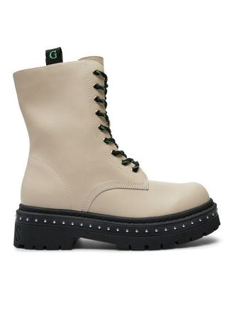 Guess Schn&uuml;rstiefeletten Joya FL7JYA LEA10 &Eacute;cru