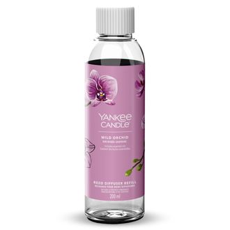 Yankee Candle Company Signature Nachf&uuml;llung f&uuml;r Diffusor mit Rattanst&auml;bchen | Wild Orchid | 200ml | bis zu 20 Wochen Duft | Perfekte Geschenke f&uuml;r Frauen
