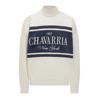 Willy Chavarria Herren, Sweatshirts & Hoodies, Wei&szlig;, MGr&ouml;&szlig;e