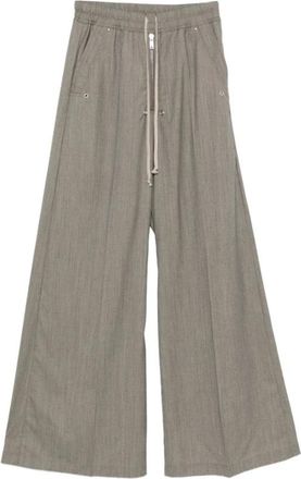 Rick Owens Homme, Pantalons, Gris, Taille: M Pantalon Large &agrave; Cordon de Serrage