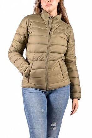 Scott Doudoune Col Mont&eacute; Chloe Manches Longues Veste Hiver Femme (FR/ES, Alpha/lettres, M, Taille normale, Taille normale, Kaki)